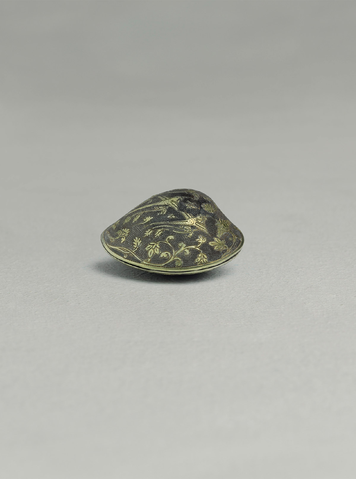 Parcel-gilt Shell-shaped Silver Box | objects | Eskenazi Exhibition
