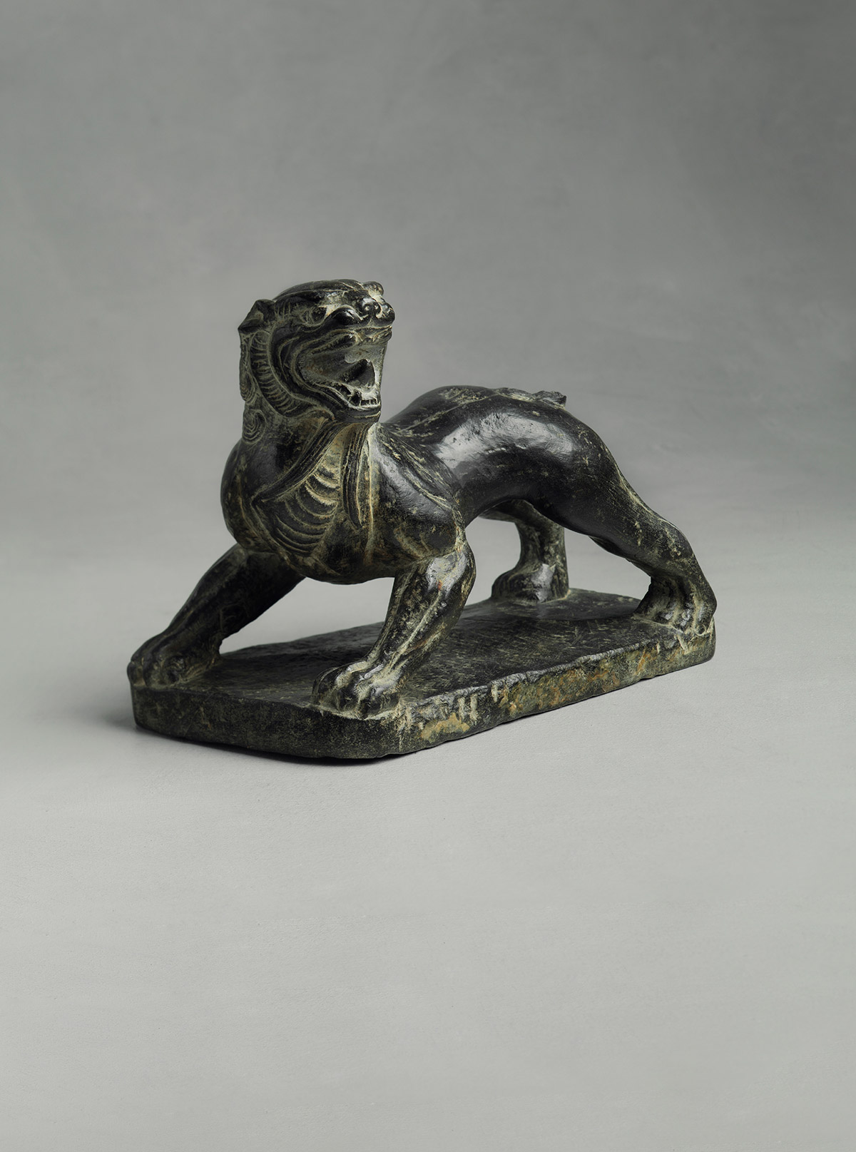 Limestone Carving of a Lion | objects | Eskenazi Exhibition